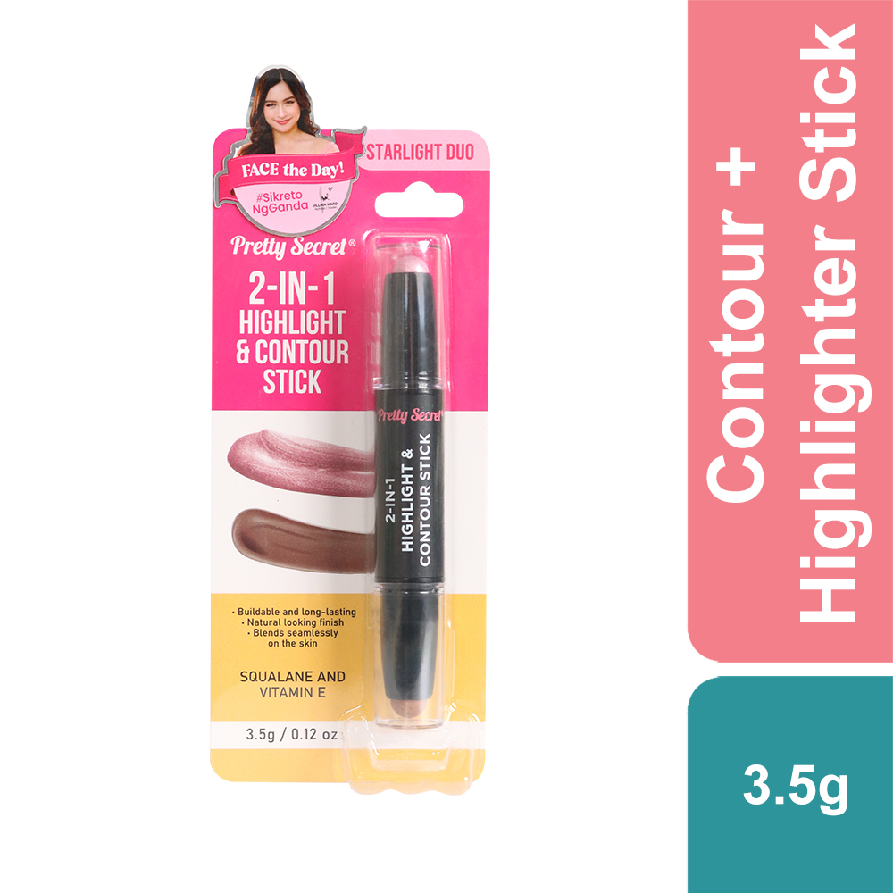 Pretty Secret Contour + Highlighter Stick 3.5g – Starlight Duo | Pretty ...