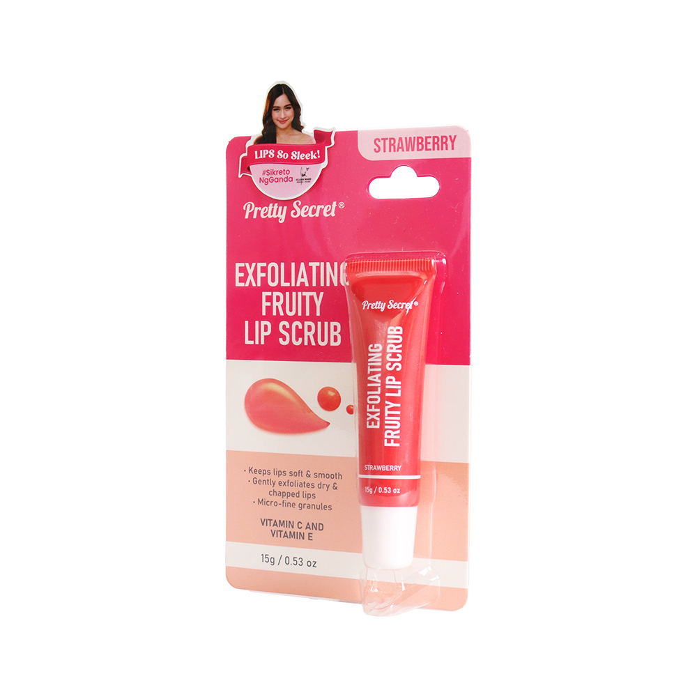 Pretty Secret Exfoliating Fruity Lip Scrub 15g – Strawberry | Pretty Secret