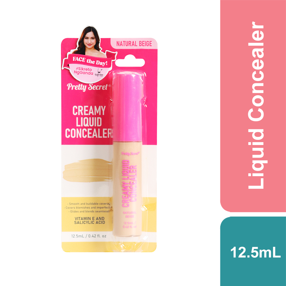 Pretty Secret Liquid Concealer 12.5ml – Natural Beige | Pretty Secret
