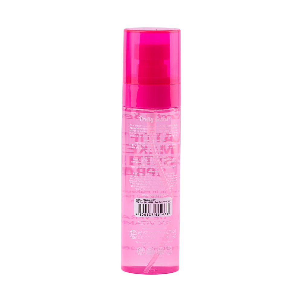 Pretty Secret Mattifying Makeup Setting Spray 100ml | Pretty Secret