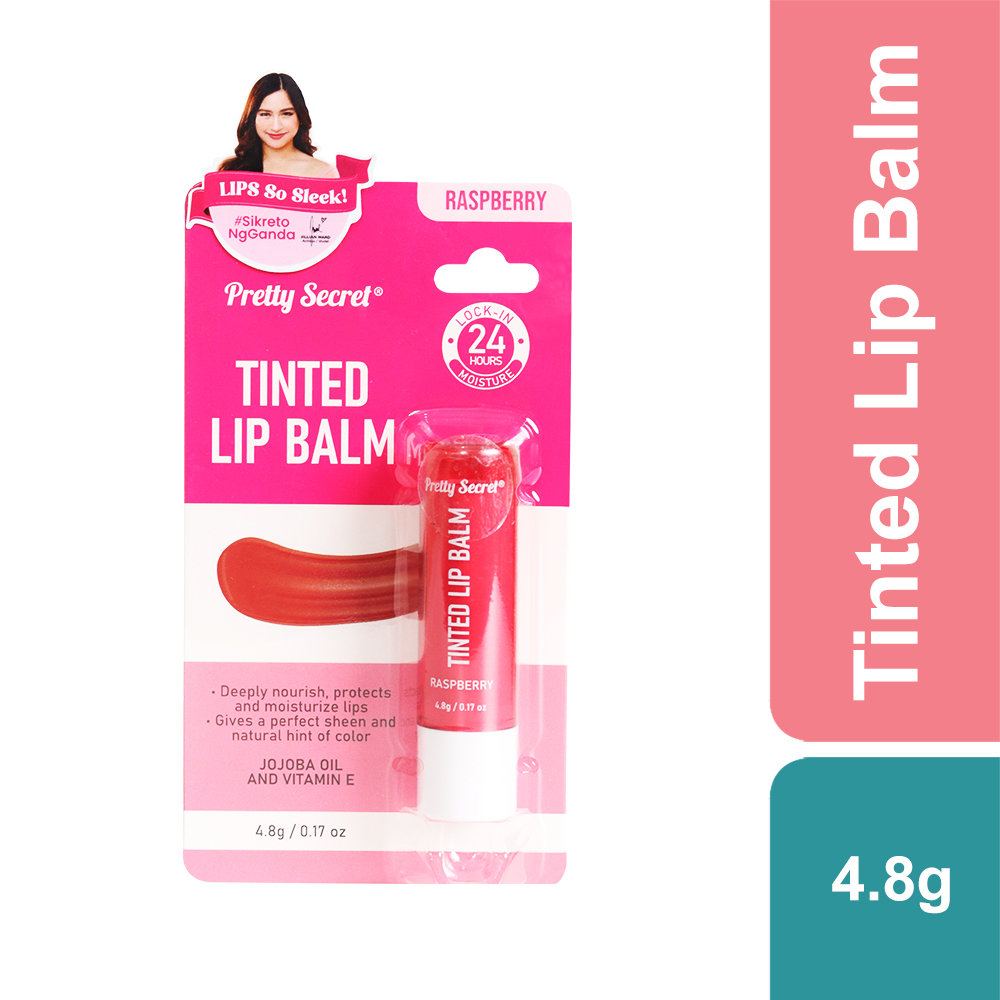 Pretty Secret Tinted Lip Balm 4.8g – Raspberry | Pretty Secret